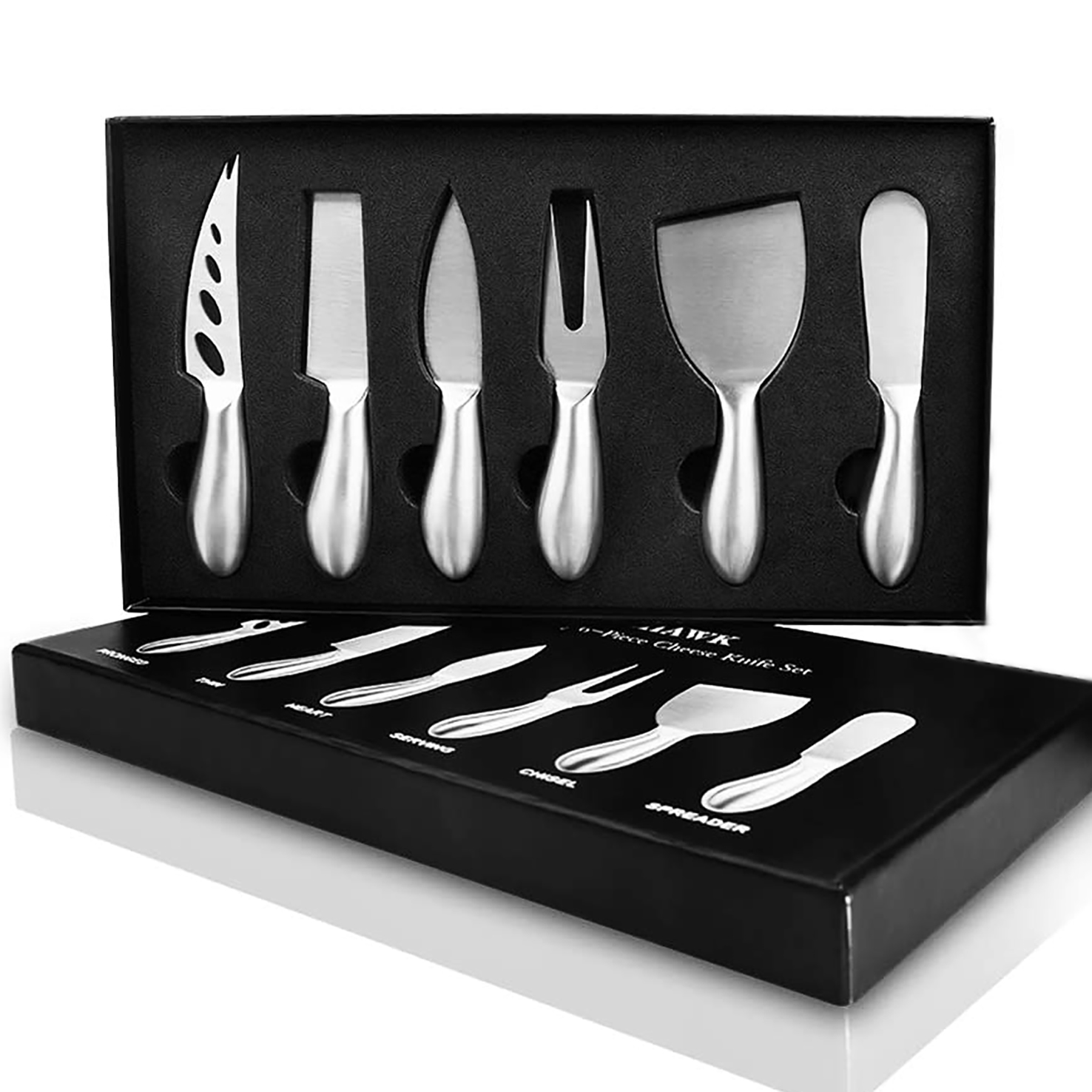 EP10A2602C: 6Pcs Cheese Server Set with Hollow handle - E-Pin Industry ...